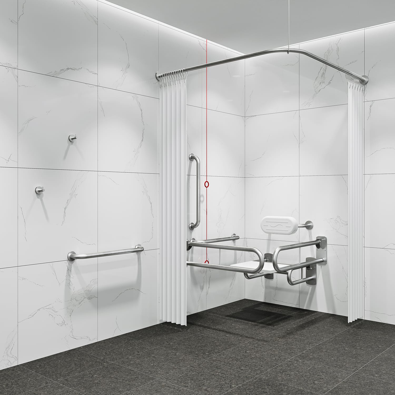 Flanged Doc M Shower Pack - Valveless BC5083-SHV | Dolphin Solutions