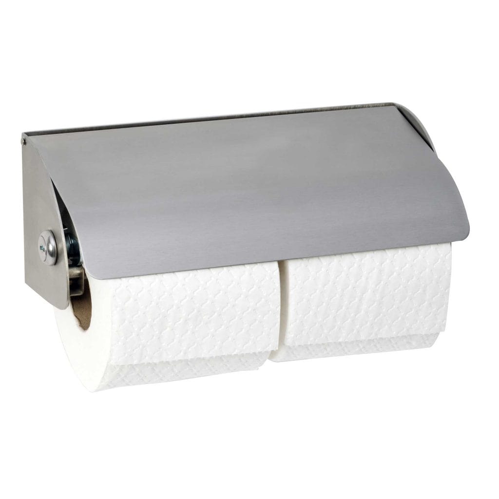 Dolphin Double Stainless Steel Lockable Toilet Paper Dispenser BC267 ...