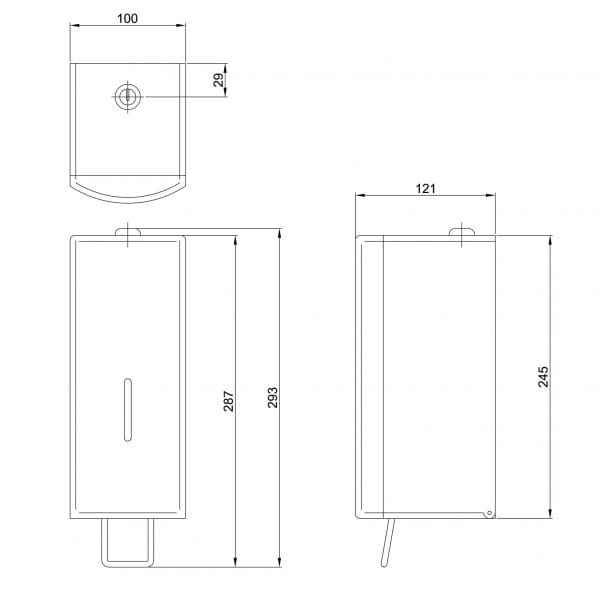 Dolphin Liquid Soap Dispenser BC823 / BC823B / BC823W | Dolphin Solutions