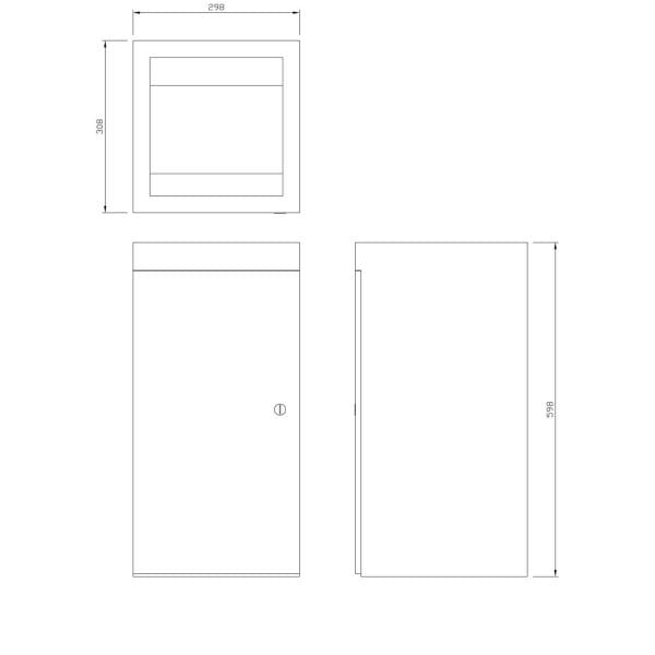 Dolphin Waste Bin with Lid DP5401 | Dolphin Solutions