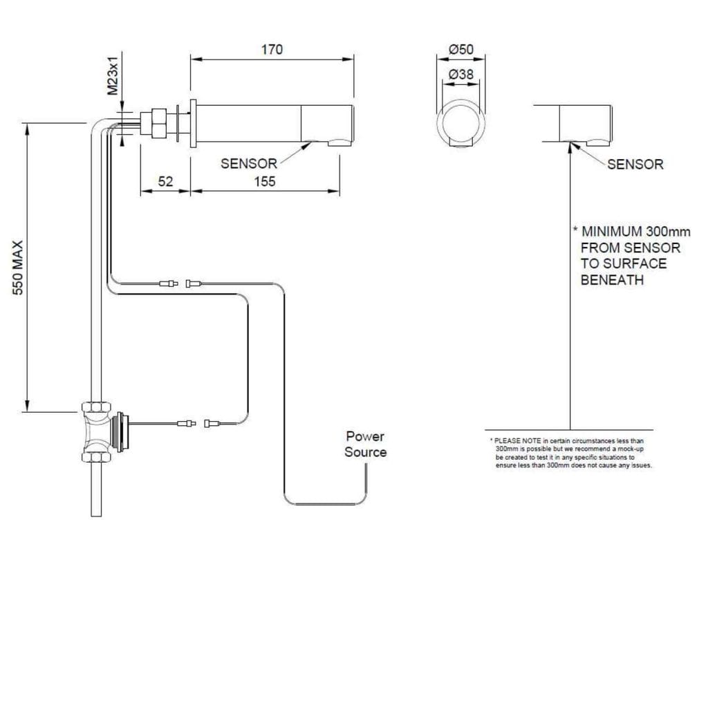 Dolphin Infrared Sensor Tap DB400 / DB425 | Dolphin Solutions