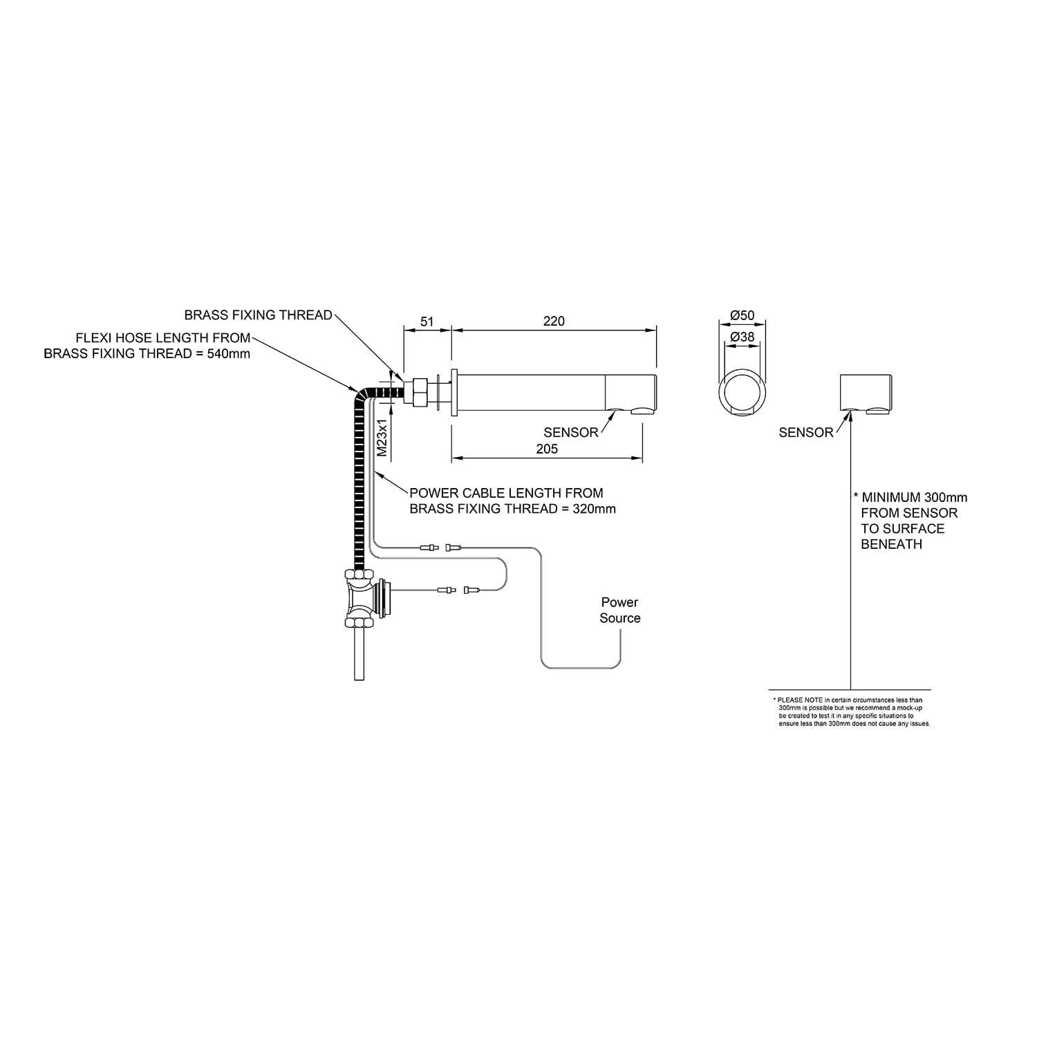 Dolphin Infrared Sensor Tap DBL400 / DBL425 | Dolphin Solutions