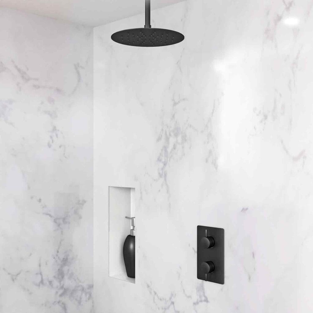 DOLPHIN SHOWER SET WITH CEILING MOUNTED HEAD | Dolphin UK+