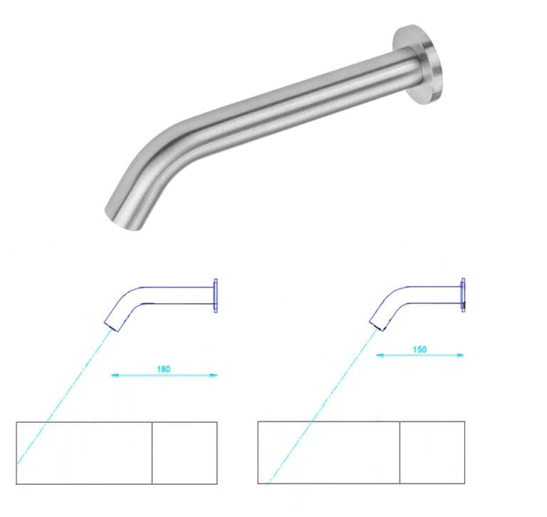 How to specify tap lengths for your washbasin | Dolphin Solutions