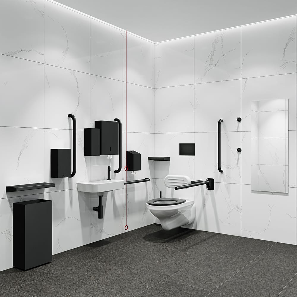 Roseless Doc M WC Pack - Wall Mounted BC5063-WM-A | Dolphin Solutions