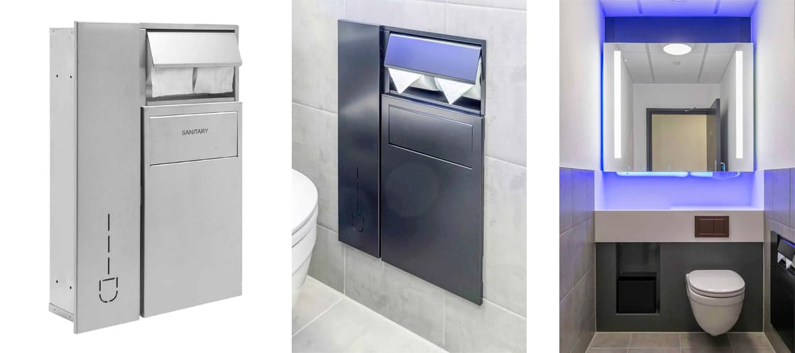 Custom Made Commercial Washroom Bins | Dolphin Solutions
