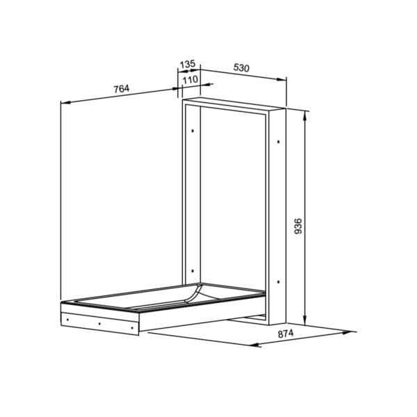 DOLPHIN PRESTIGE VERTICAL BABY CHANGING UNIT – RECESSED | Dolphin UK+