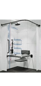 What are the Doc M Shower Dimensions? | Dolphin Solutions