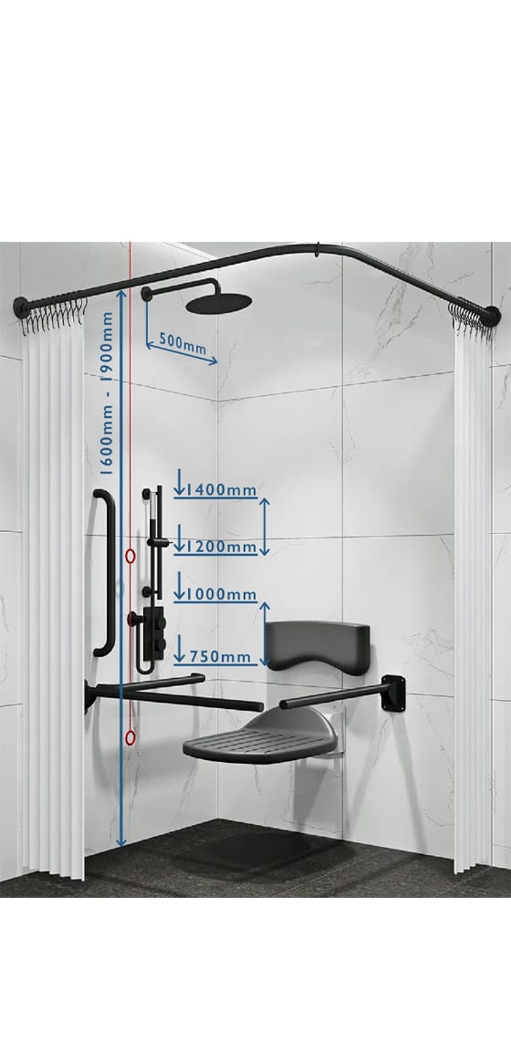 What are the Doc M Shower Dimensions? | Dolphin Solutions