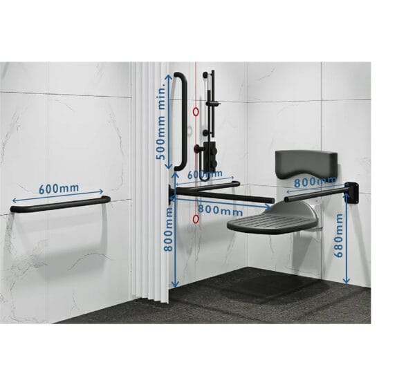 What are the Doc M Shower Dimensions? | Dolphin Solutions