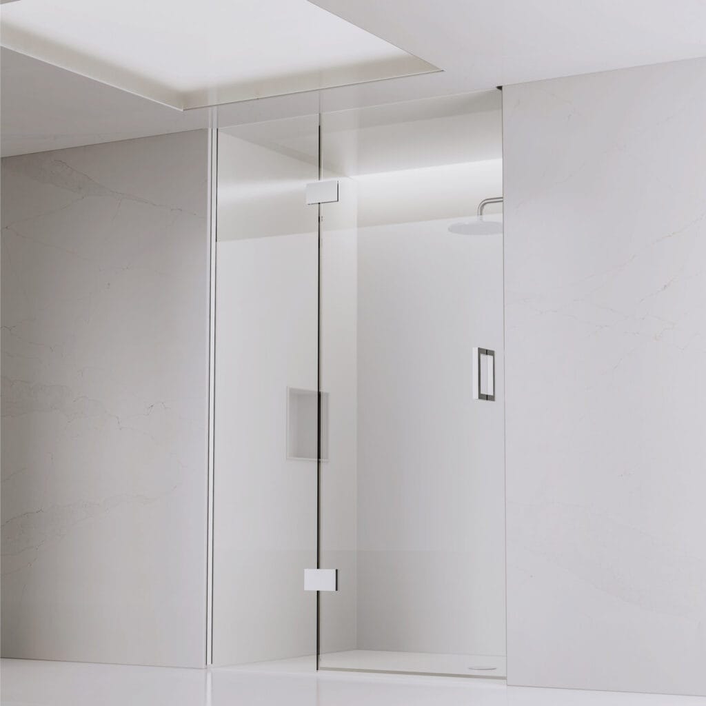 Dolphin D26003 Shower Screen with screen hinged door | Dolphin Solutions