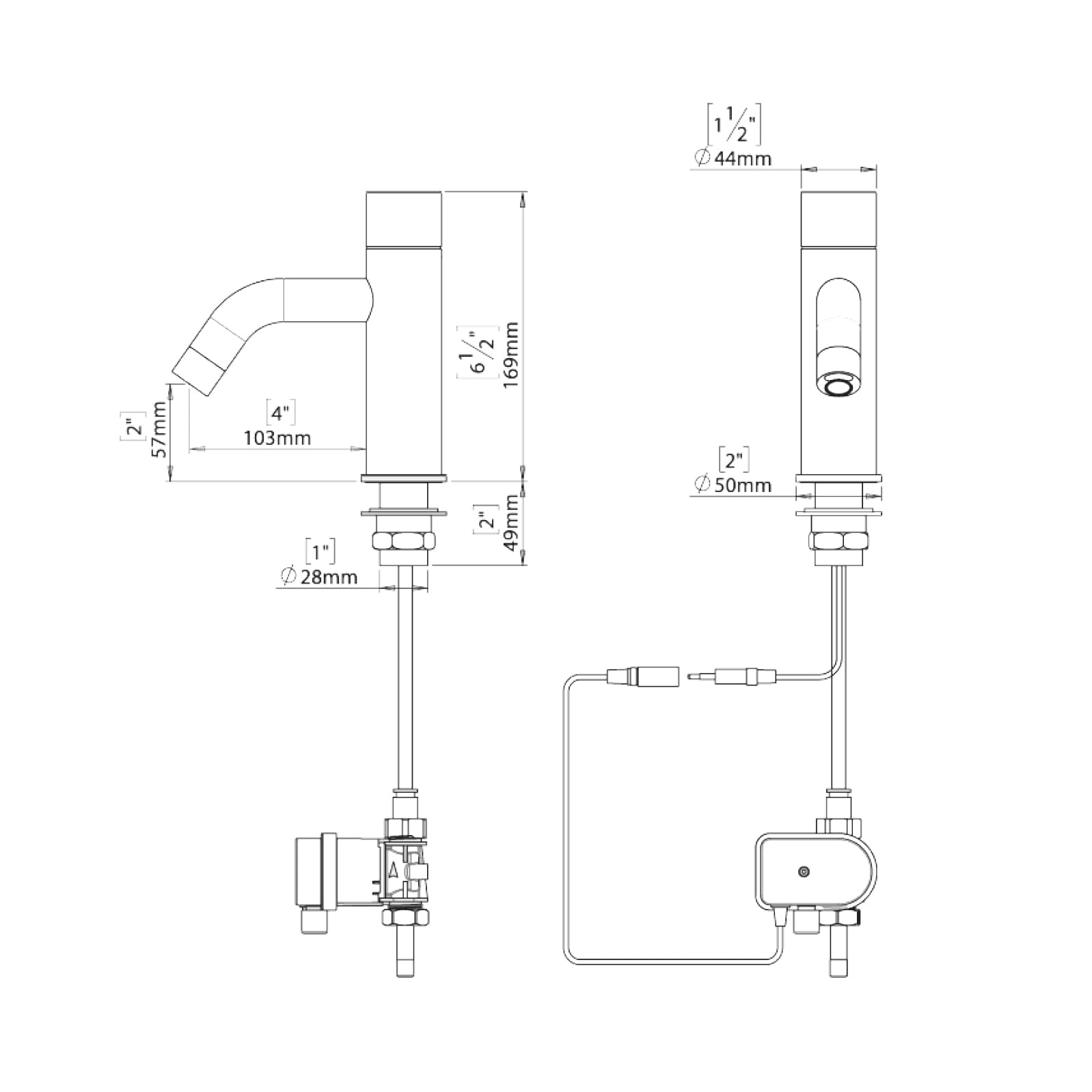 DOLPHIN COUNTER MOUNTED TAP | Dolphin US+